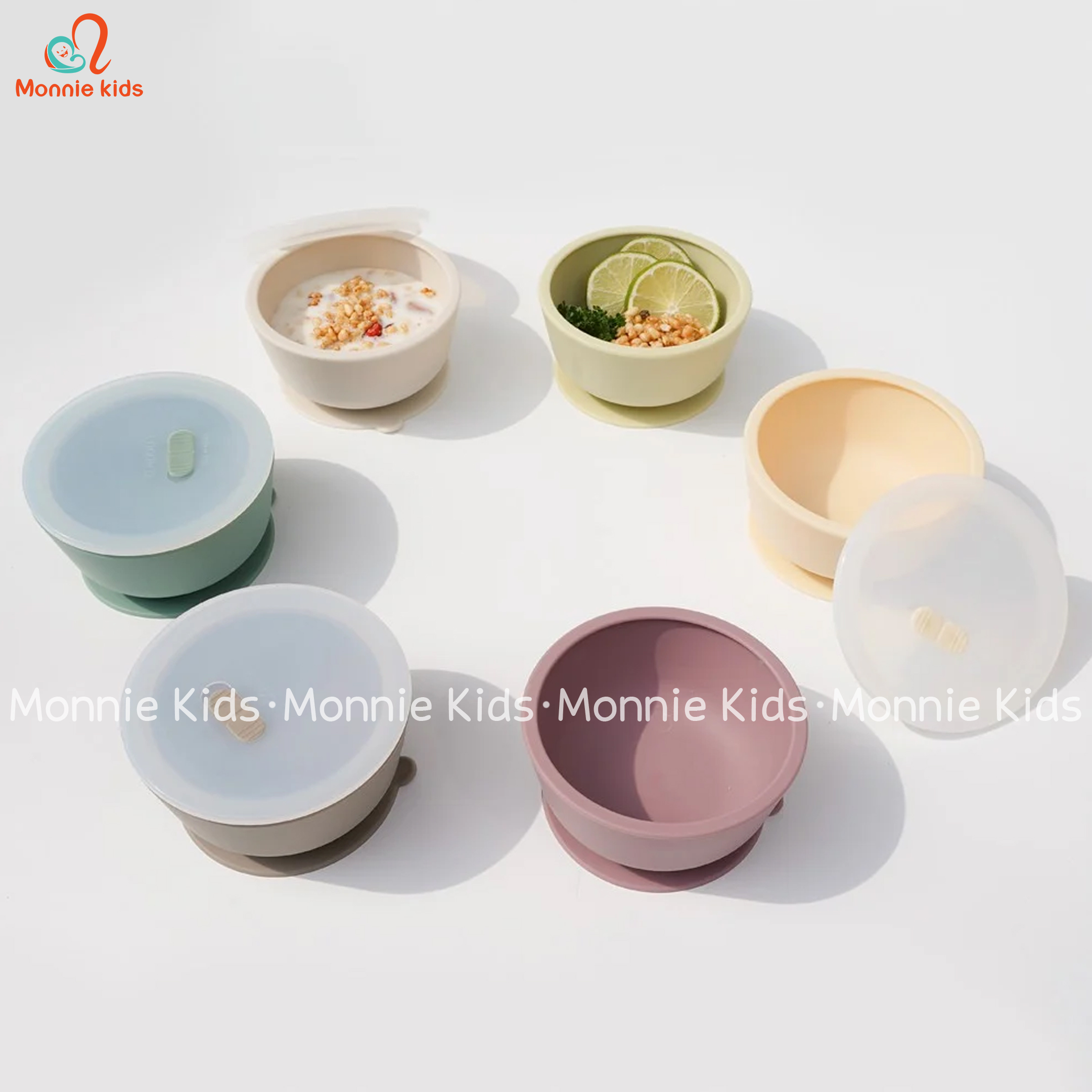 BÁT ĂN DẶM SILICONE ĐẾ HÍT MODU’I – Monnie Kids – Chuỗi Cửa Hàng Đồ Sơ ...